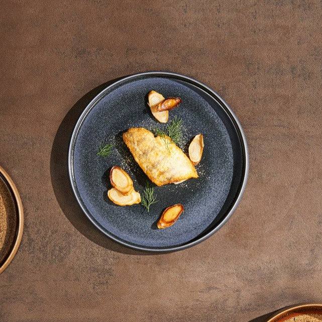 ASA Selection Form' Art Dinner Plate - Carbon Blue | Modern Quests
