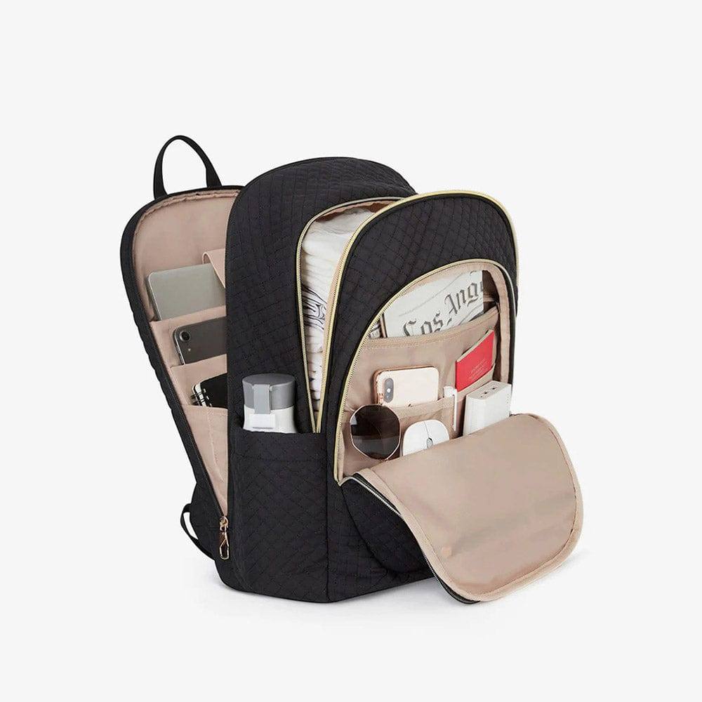 Bagsmart Chevron Laptop Backpack - Black | Modern Quests