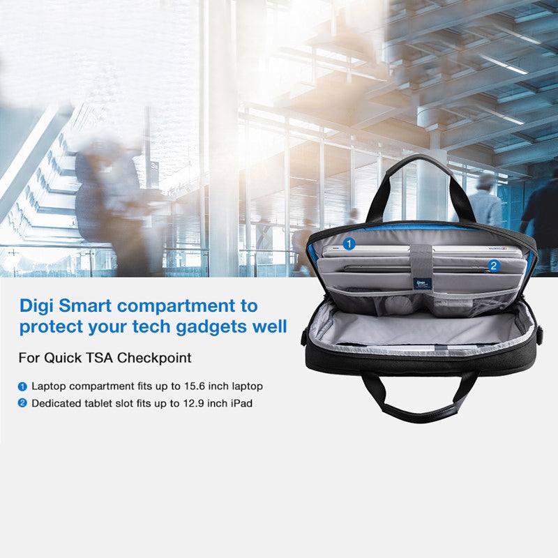 Bagsmart Falco Laptop Bag - Black | Modern Quests