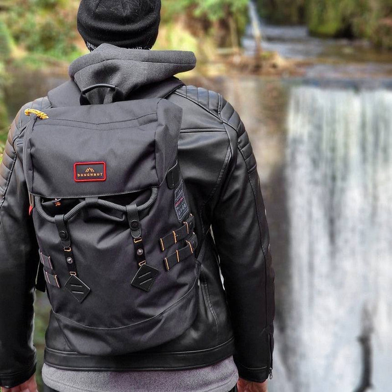 Doughnut Bags Colorado Happy Camper Series Large Backpack - Black ...