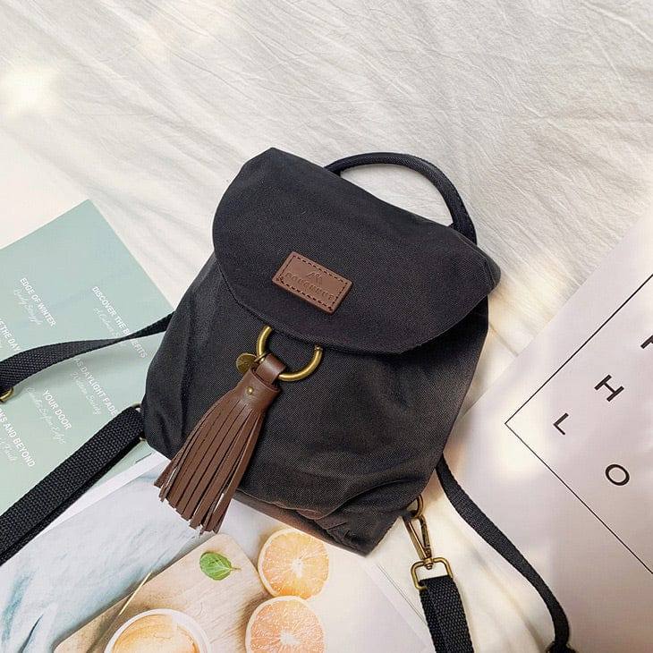 Doughnut Bags Florence Mini Backpack - Black | Modern Quests