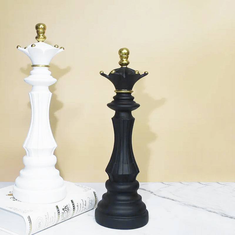 Enhabit Chess Queen Decorative Sculpture Large - Black | Modern Quests