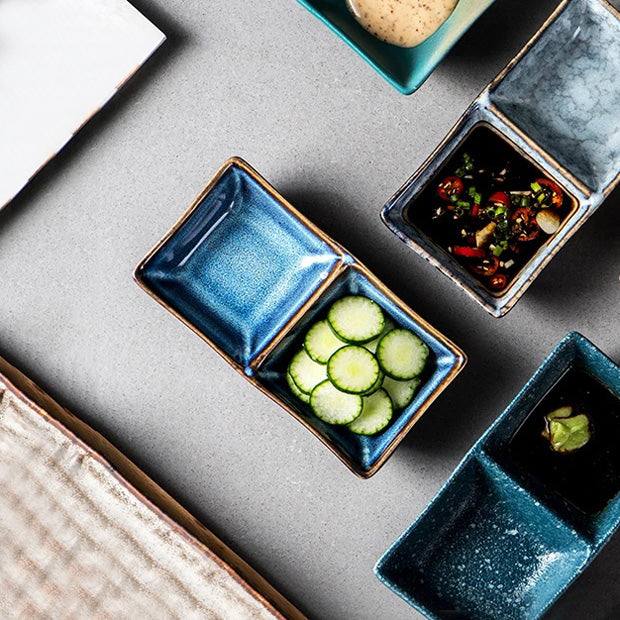 Enhabit Mesh Rectangular Placemats, Set of 6 - Grey | Modern Quests