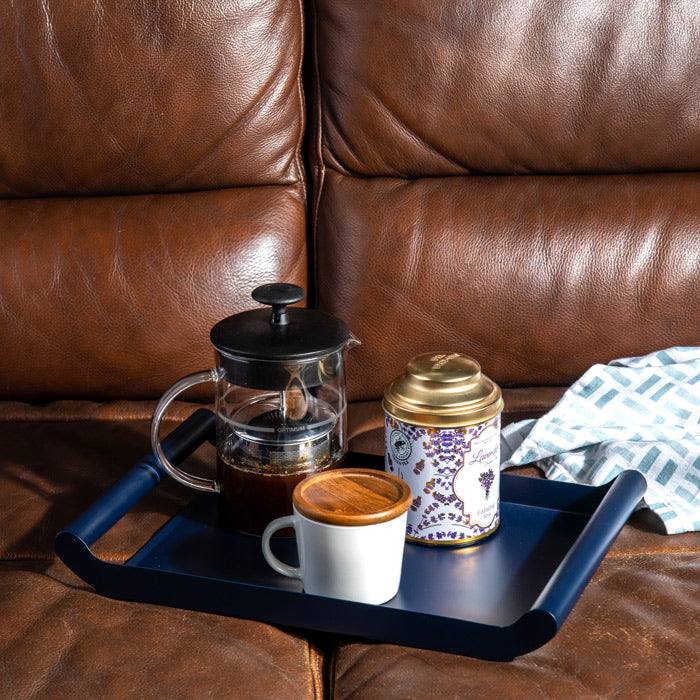 ESQ Living Bode Serving Tray Small - Ink Blue | Modern Quests