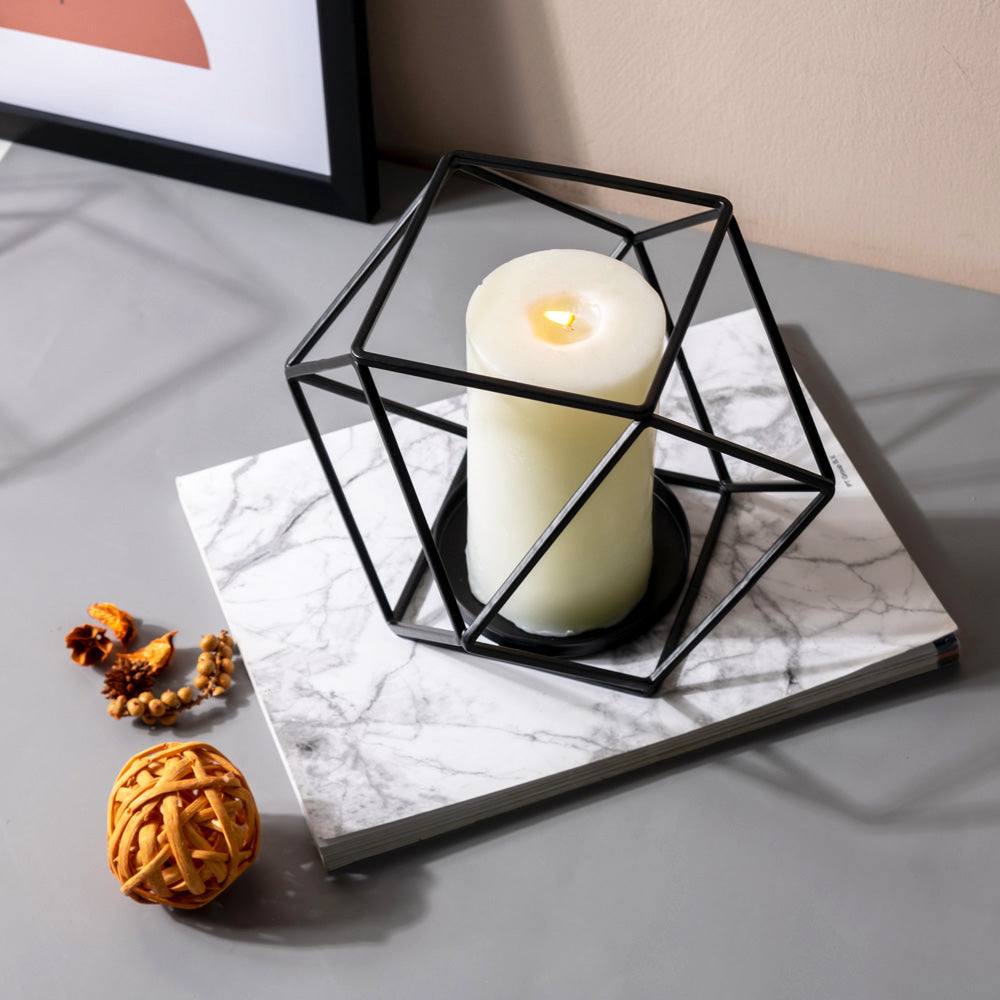 ESQ Living Spectrum Candle Holder - Black | Modern Quests