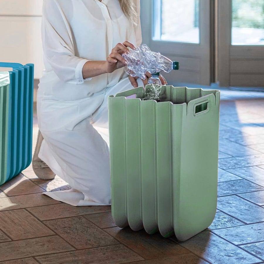Guzzini Eco Packly Storage Bin - Sage Green