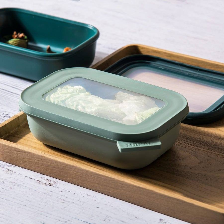 Mepal Netherlands Cirqula Rectangular Storage Box 500ml - Nordic Sage ...