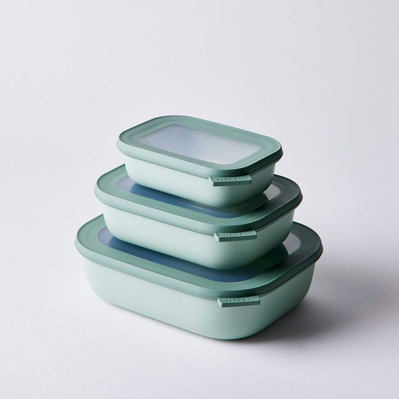 Mepal Netherlands Cirqula Rectangular Storage Box 500ml - Nordic Sage ...