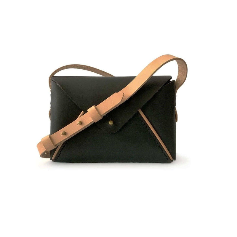 Nappa Dori Envelope Sling Bag - Black | Modern Quests