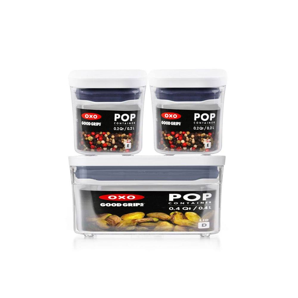 OXO POP 3-Piece Storage Container Set Small | Modern Quests