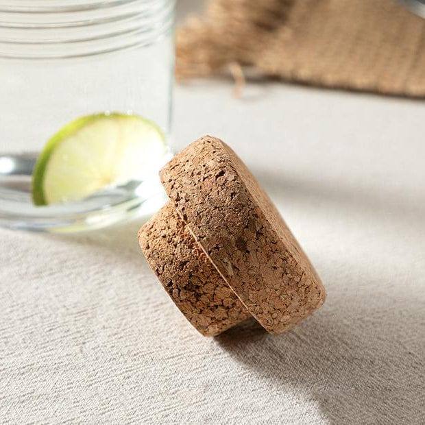 Pasabahce Hoop Glass Bottle with Cork Lid 1000ml | Modern Quests