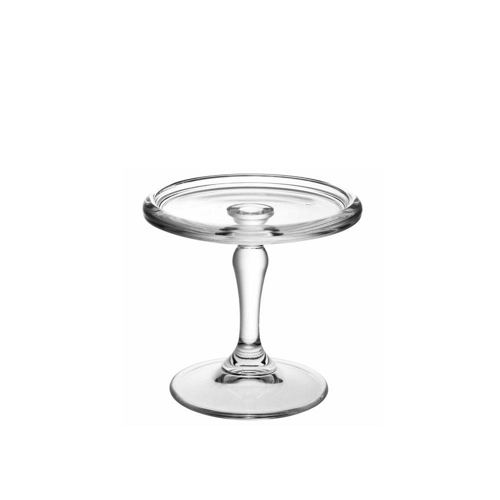 Pasabahce Midi Patisserie Footed Glass Service Plate with Dome Medium ...