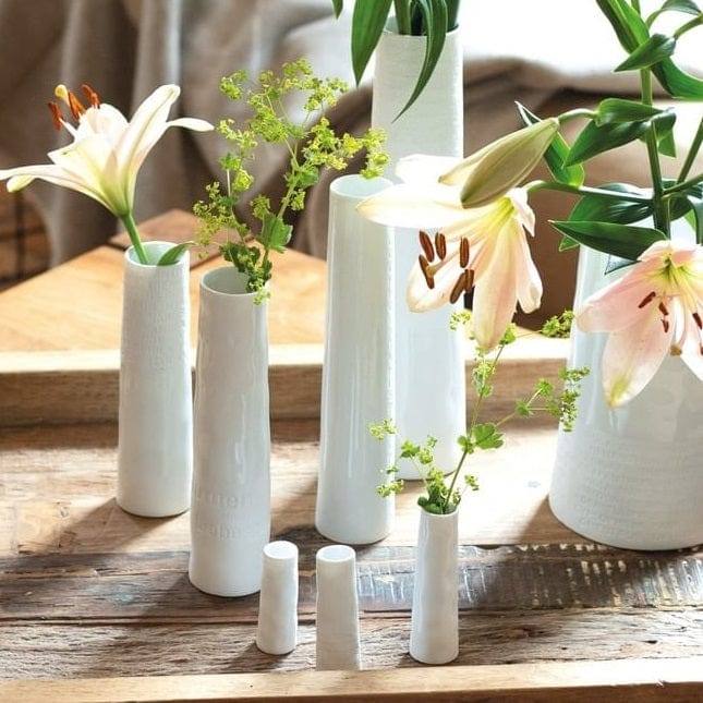 Rader Germany Poetry Porcelain Mini Vases, Set of 3 | Modern Quests