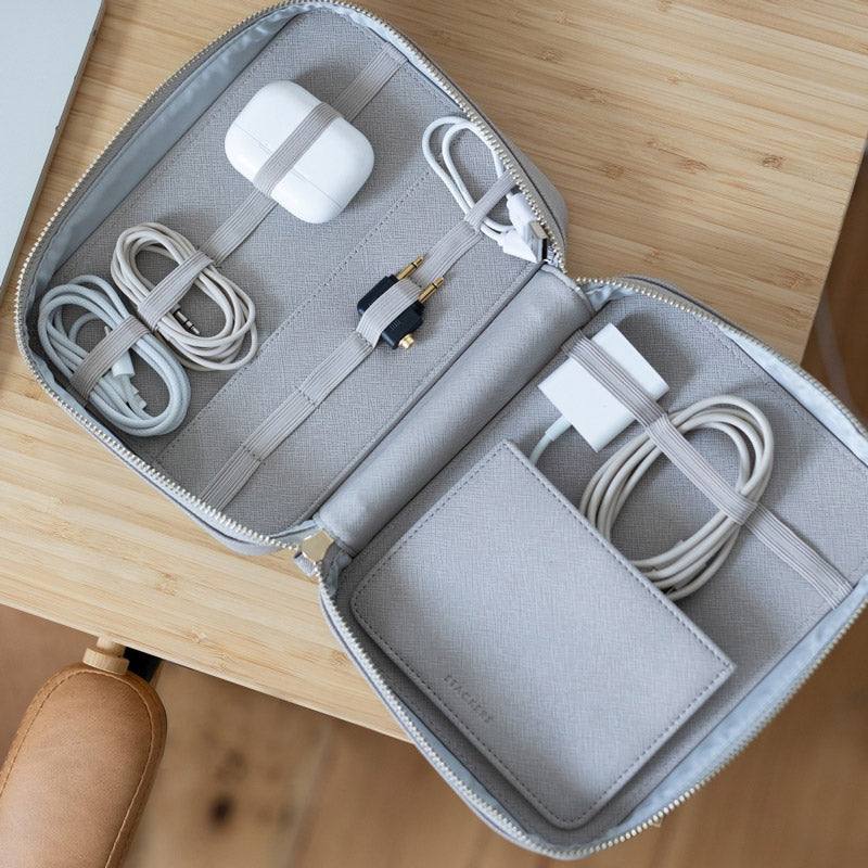 Stackers Cable Tidy Bag - Pebble Grey – Modern Quests