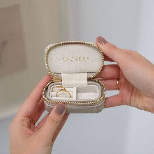 Stackers London Jewellery Box with Lid Medium - Mink | Modern Quests
