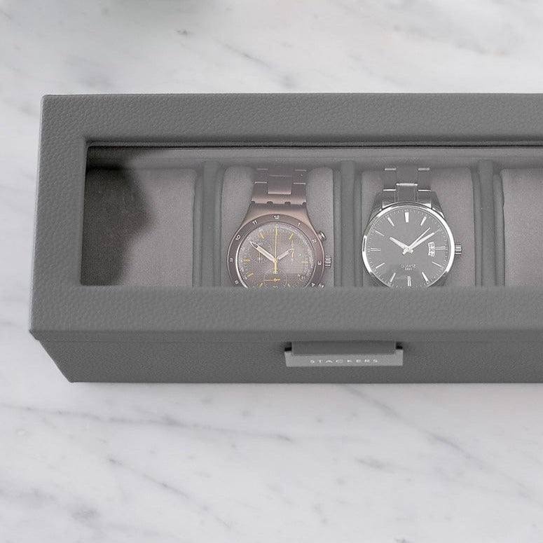 Stackers Watch Box 4-piece - Slate Grey – Modern Quests