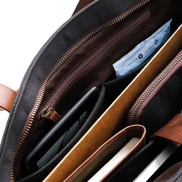 The Postbox Merissa Laptop Bag - Charcoal | Modern Quests