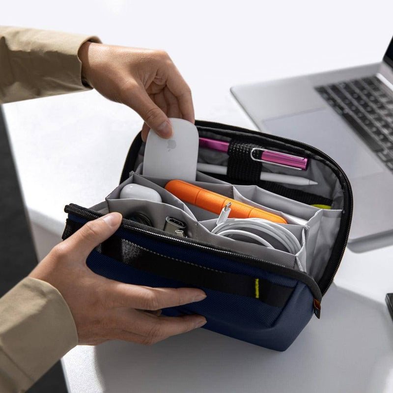 Tomtoc Accordion Accessory Pouch - Navy Blue – Modern Quests