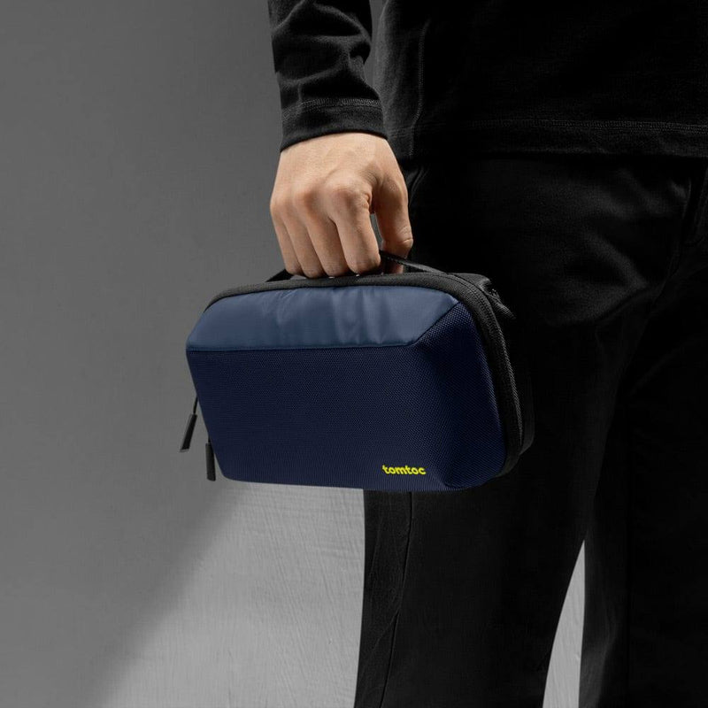 Tomtoc Accordion Accessory Pouch - Navy Blue | Modern Quests