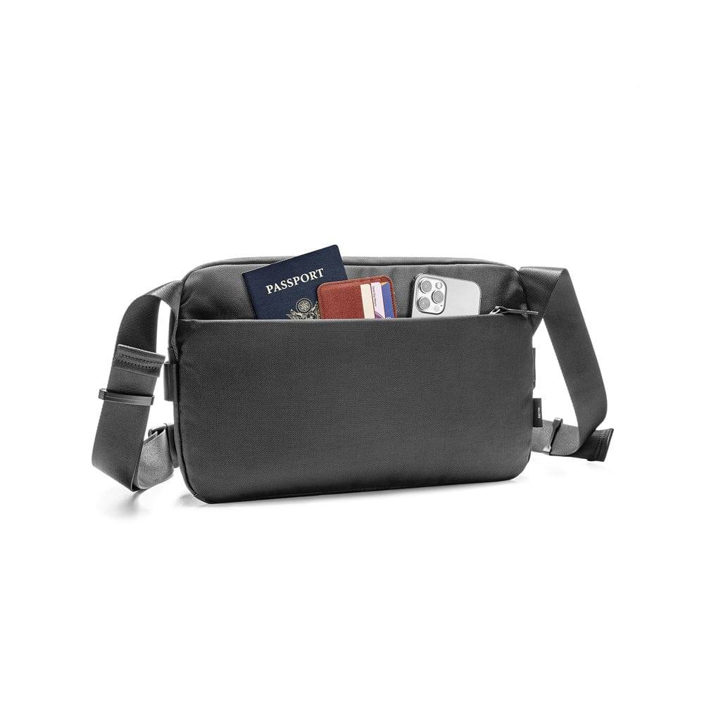 Tomtoc Explorer Sling Bag Medium - Black | Modern Quests