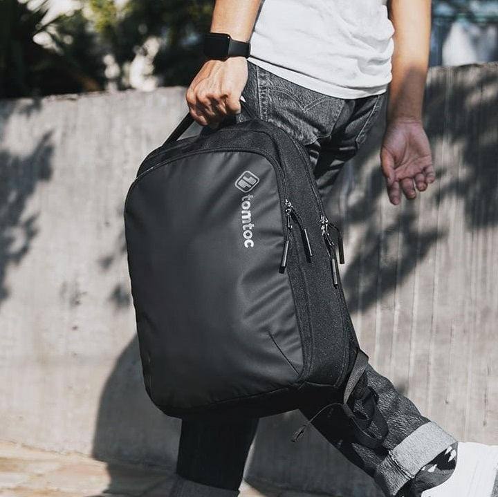 Tomtoc Urban Laptop Backpack 15L - Black