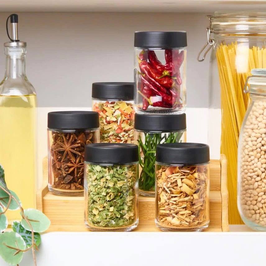 Trudeau Stackable Spice Storage Jars, Set of 5 | Modern Quests