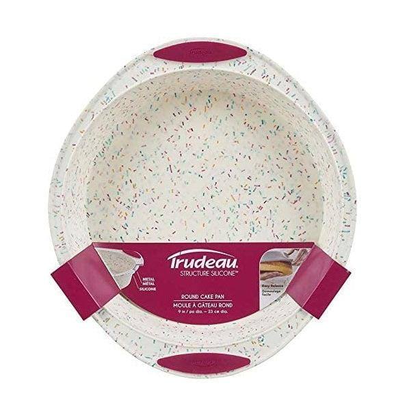 Trudeau Structure Silicone Round Cake Pan - White Confetti – Modern Quests