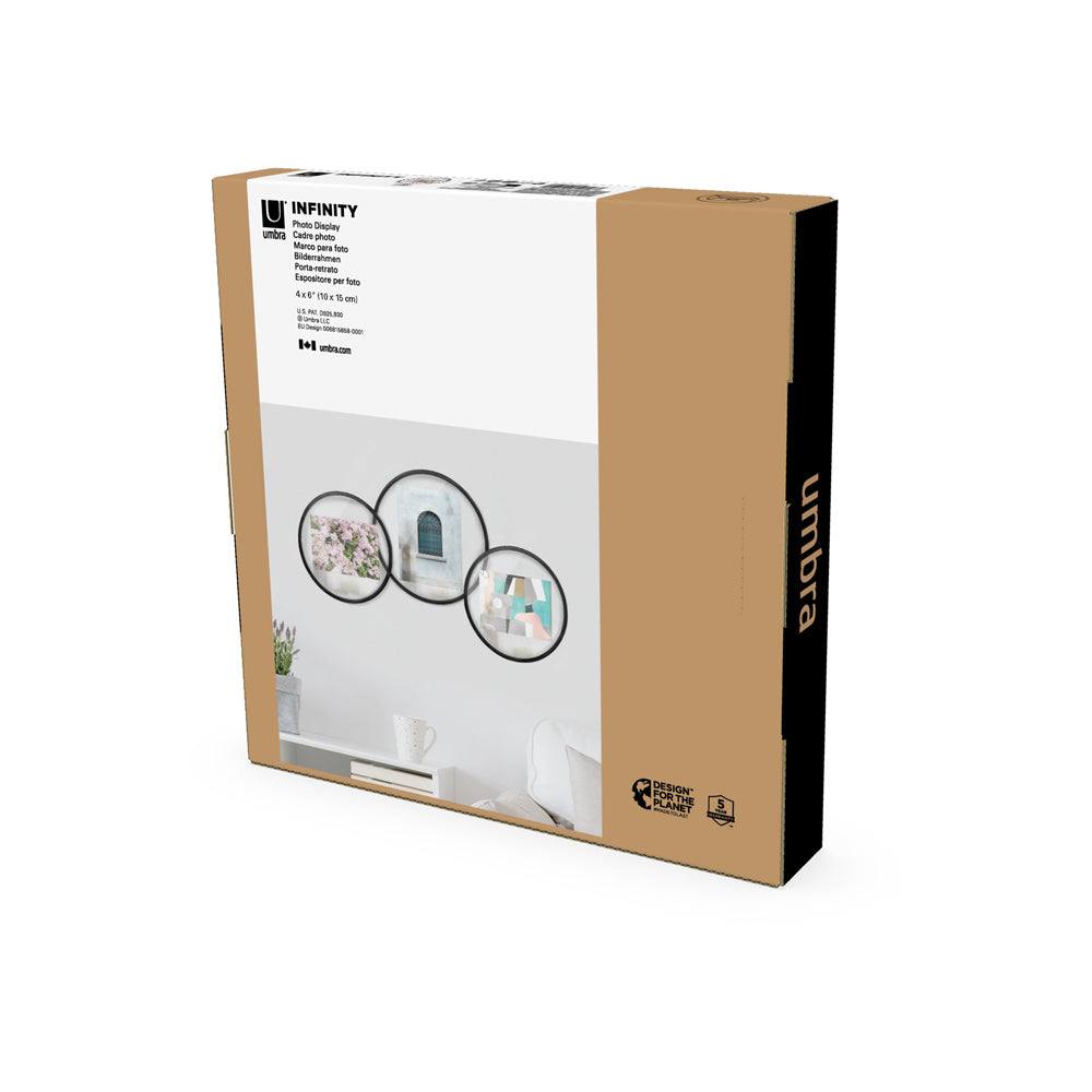 Umbra Infinity Photo Frame Medium - Black | Modern Quests