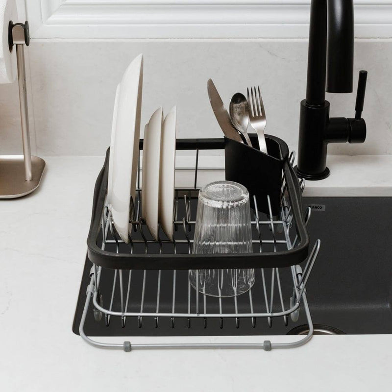 Umbra Sinkin Multi-Use Dish Rack - Black | Modern Quests
